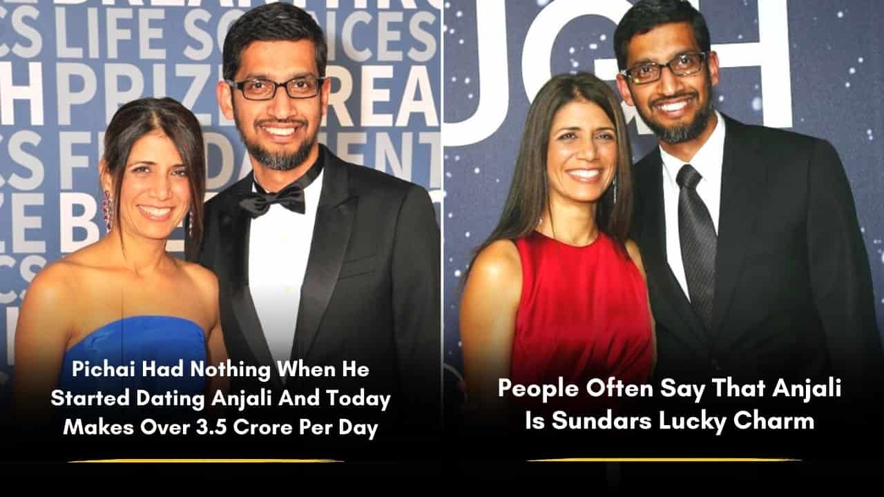 Beautiful Love Story Of Google CEO Sundar Pichai And His Wife Anjali Pichai