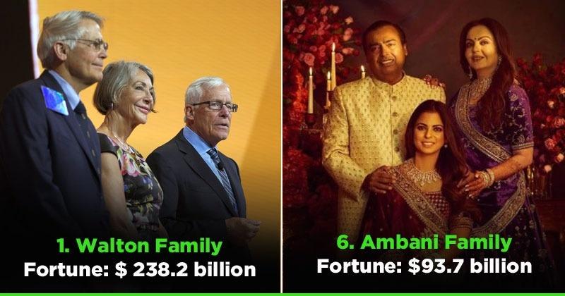 Meet The World's Richest Families Who Added $312 Billion To Their Fortunes In Just 1 Year - THE ...