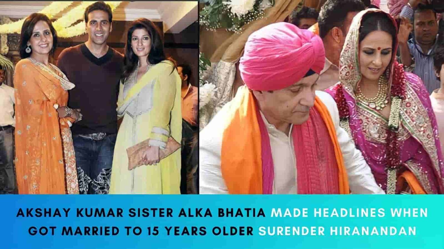 Alka Bhatia, Akshay Kumar's Sister Who Stays Away From Limelight.