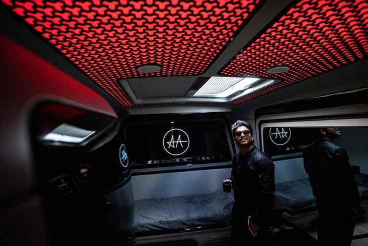 Pics Of Allu Arjun’s 7 Cr Vanity Van ‘Falcon’ Which Is More Luxurious ...
