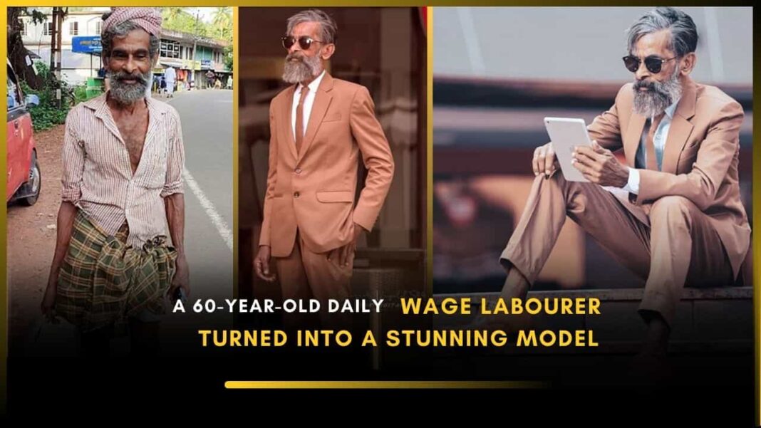 A 60-Year-Old Daily Wage Labourer Turned Into a stunning Model