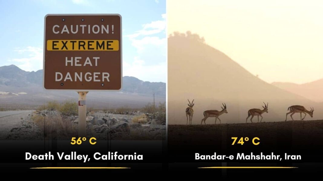 These Are The Hottest Places On Earth Where Temperature Crosses 50 ...