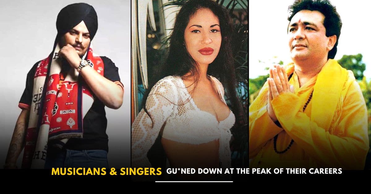 10 Musicians & Singers Who Were Gu*ned Down At The Peak Of Their Careers