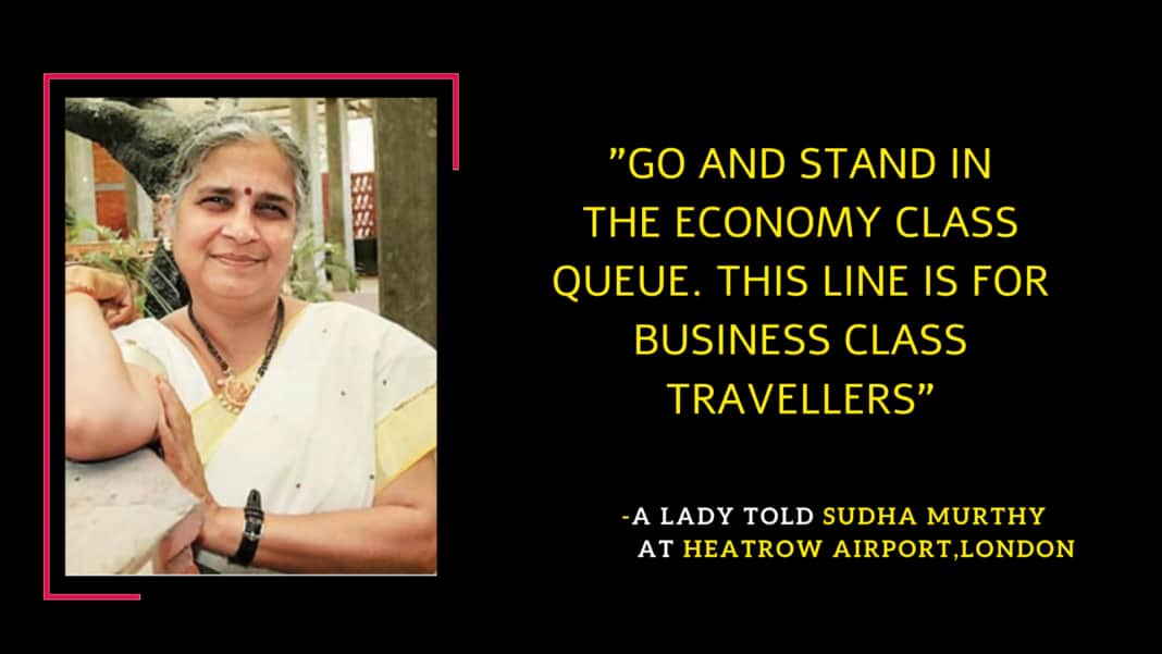 This Is How Sudha Murthy Responded When Called “Cattle Class” At London ...