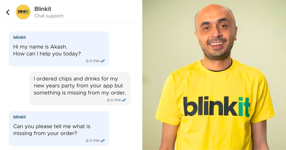 Blinkit Shares Hilarious Conversation With Customer, Even The CEO Reacts