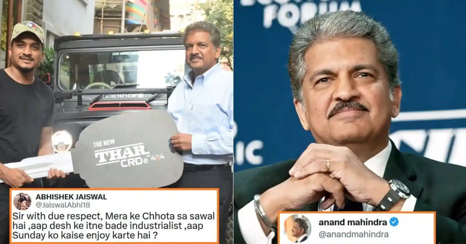 Anand Mahindra Gives Witty Reply To Twitter User Who Asked How He ...