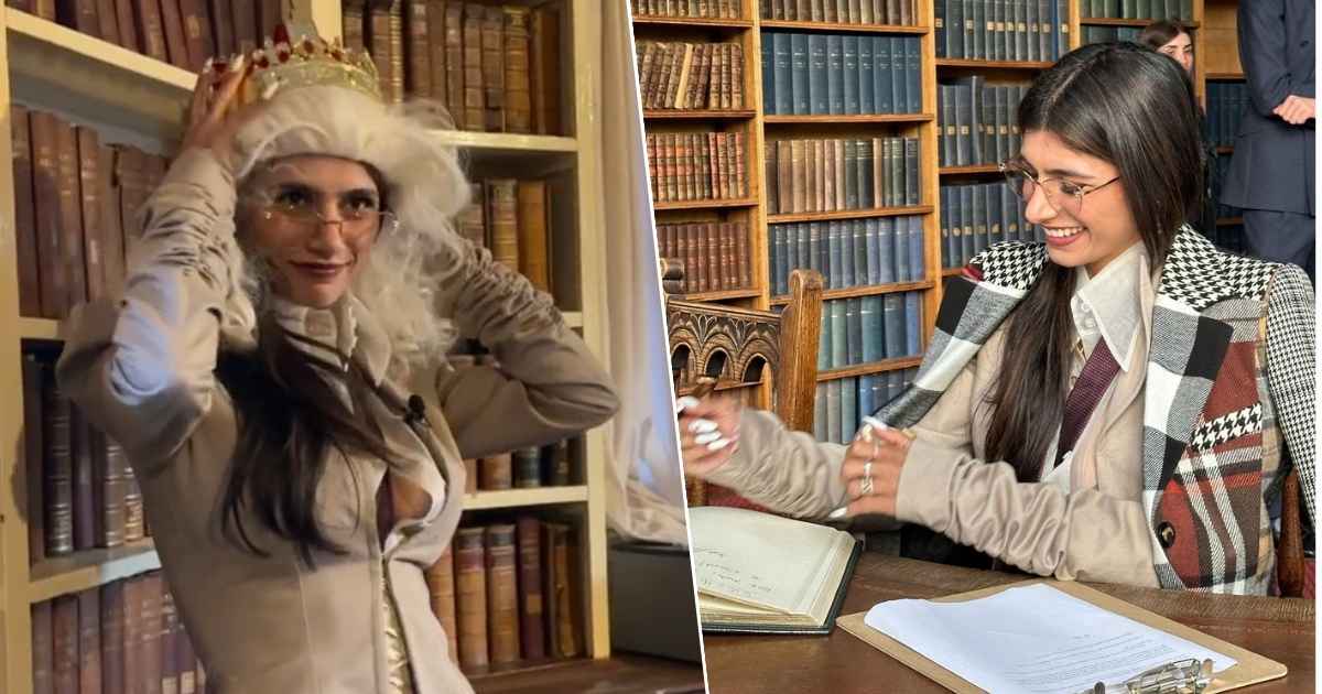 When Mia Khalifa Became Oxford's new 'professor', leaves her students speechless