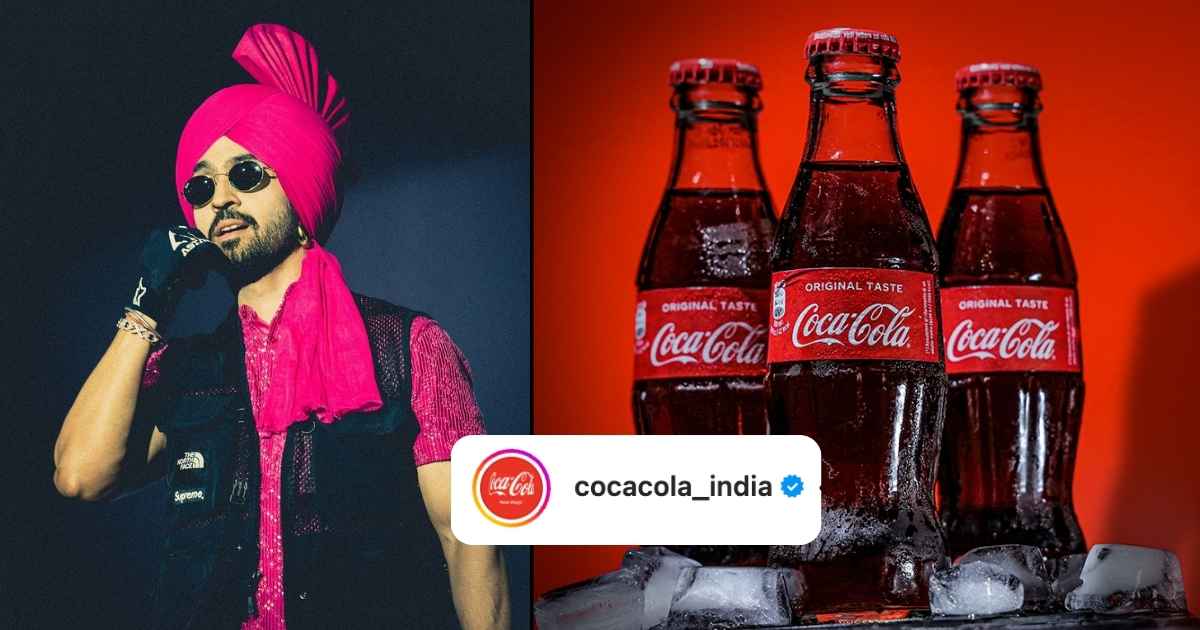 Diljit Dosanjh substitutes Coca-Cola for alcohol references at a ...
