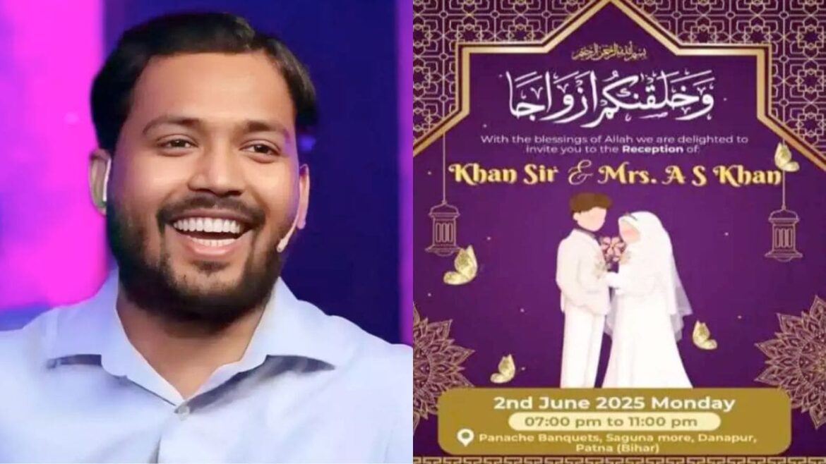 Khan Sir Marriage: Who Is His Wife? Reason Behind Intimate Wedding And ...