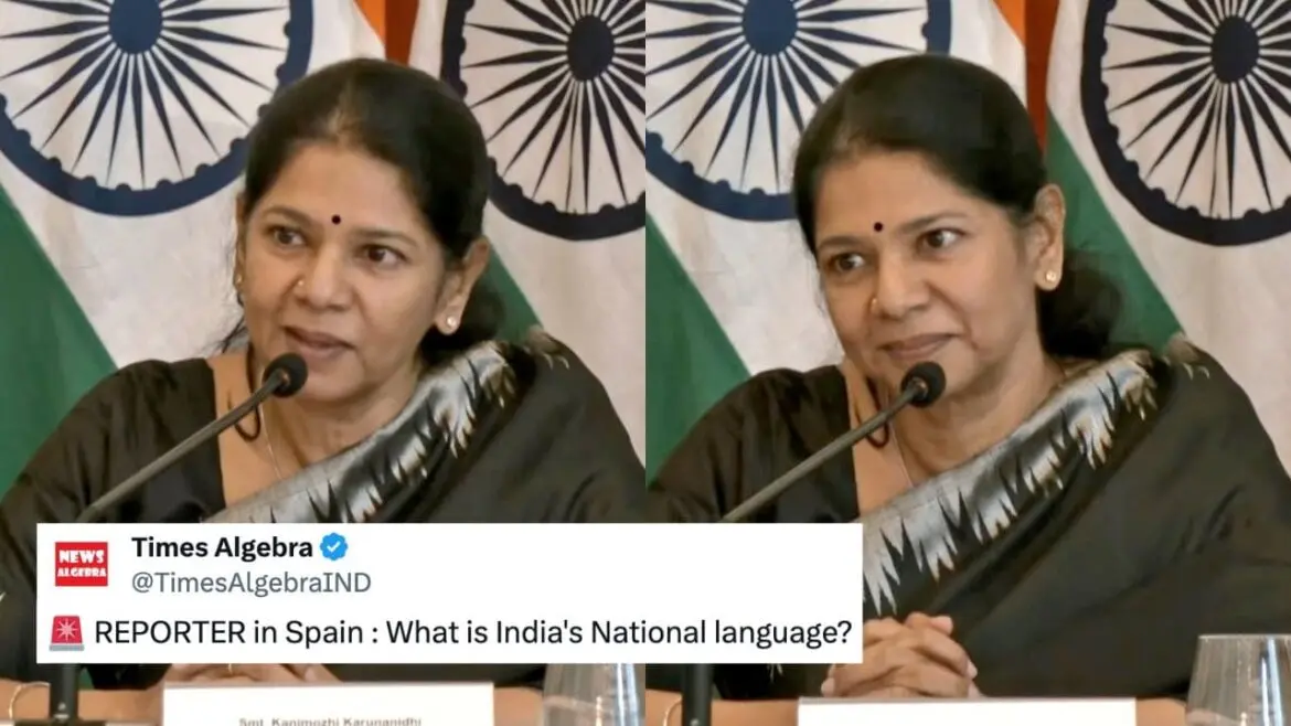 Indian Delegate Kanimozhi Shuts Down Reporter In Spain When Asked ...