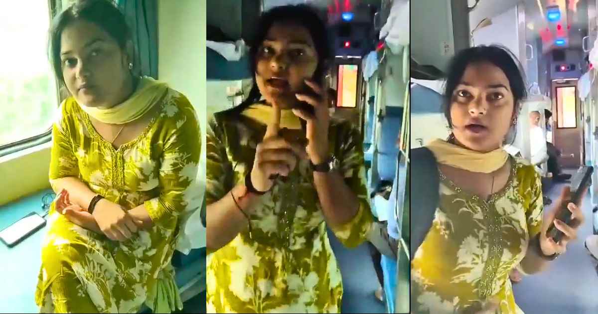 Female Teacher Caught Without Ticket in AC Coach, Fiercely Threaten TTE ...