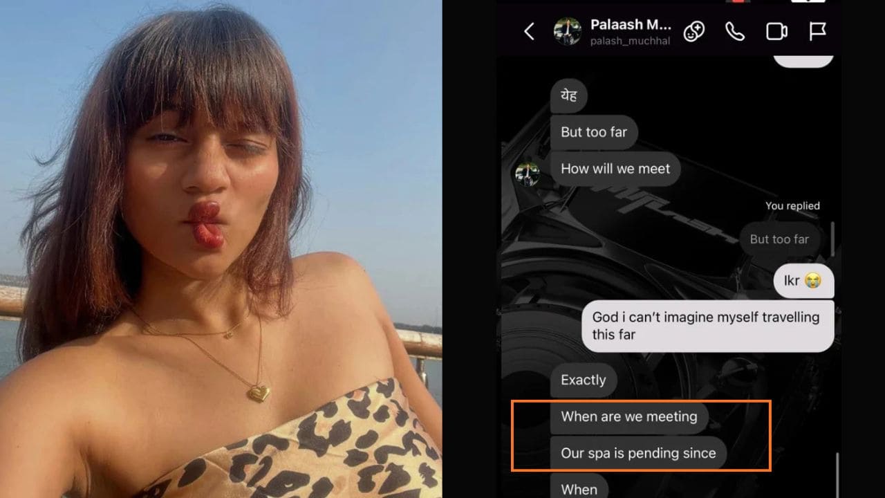 Palash Muchhal Mary D'Costa Flirty Chats Real | ChatGPT Analysis Screenshots | Smriti Mandhana ...
