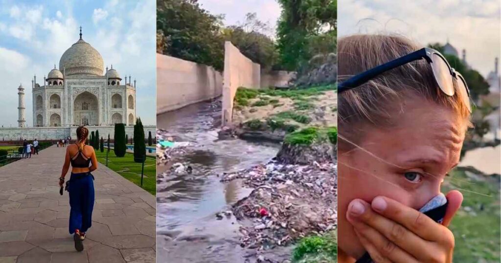 Polish Tourist Taj Mahal Stinks Viral Video: Real India Backside ...