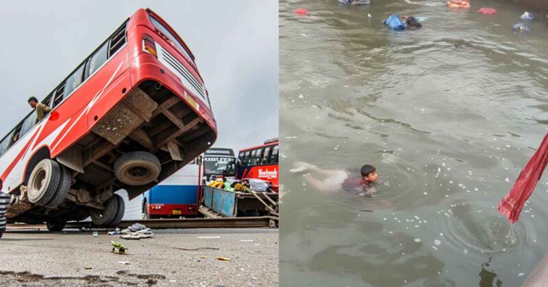 Bus Falls Off Ferry Padma River Bangladesh 23 Dead Viral Video 2026
